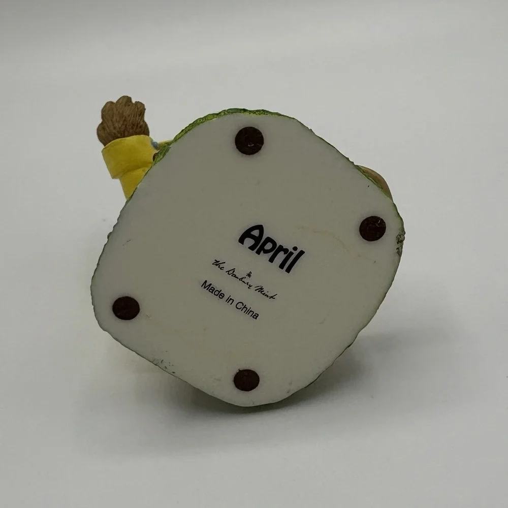 Danbury Mint | Accents | Danbury Mint Figurine April Calendar Bear ...